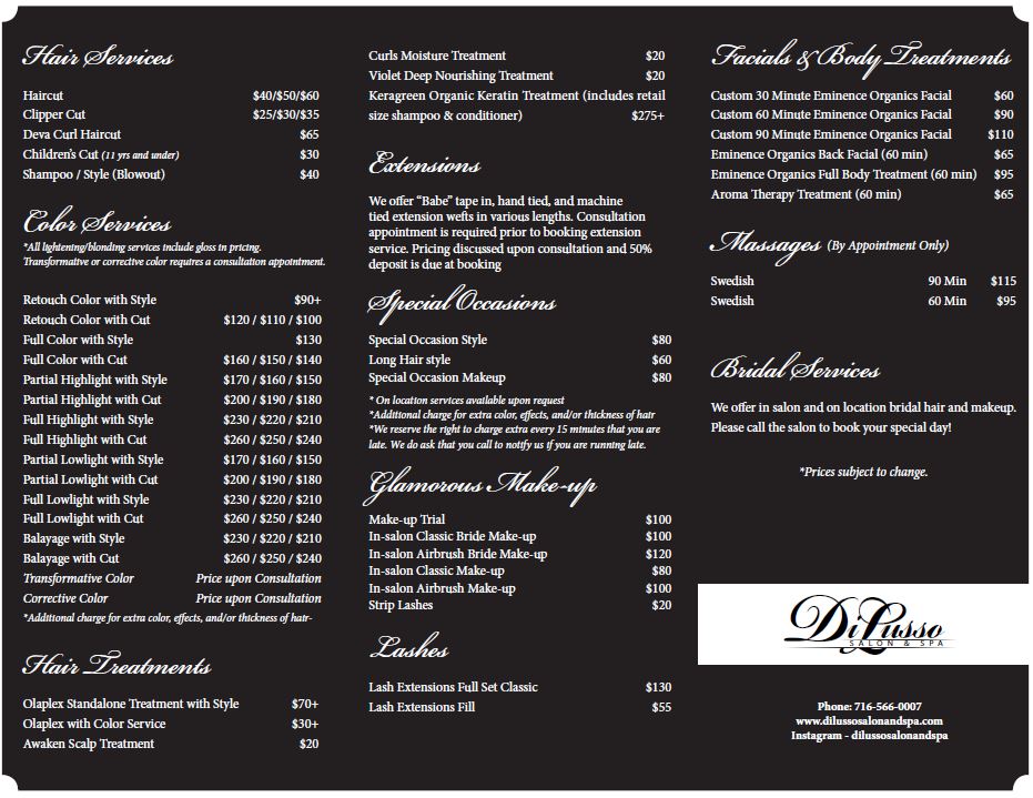 Organic Salon & Spa Services in WNY